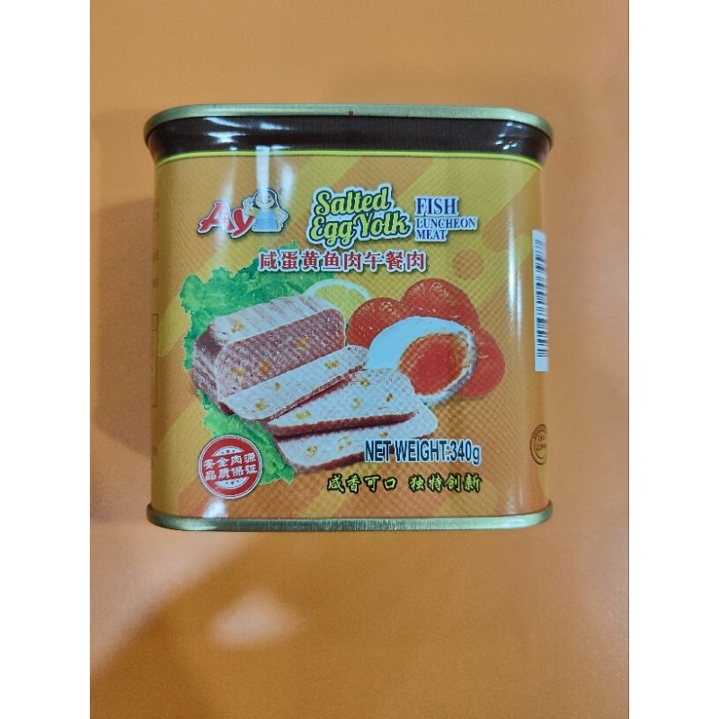 CN0009 - Fish Luncheon Meat Salted Egg Flavour (咸旦鱼肉午餐肉) | Shopee Malaysia
