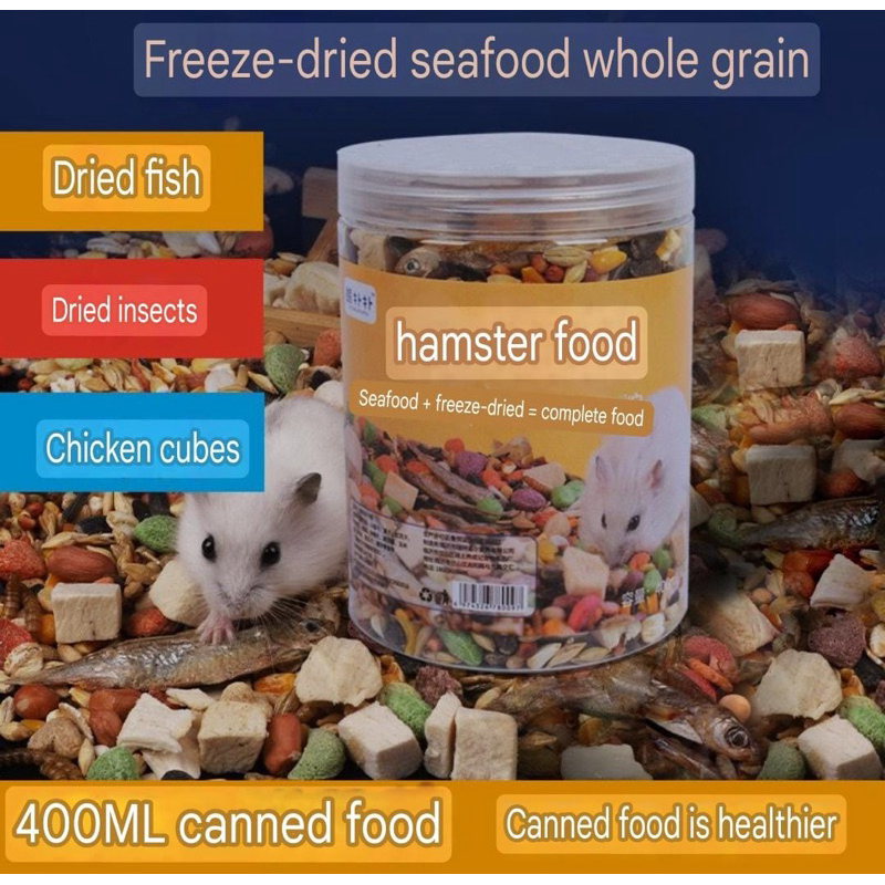 Hamster High Protein Food 400ml makanan Hamster 400ml | Shopee Malaysia