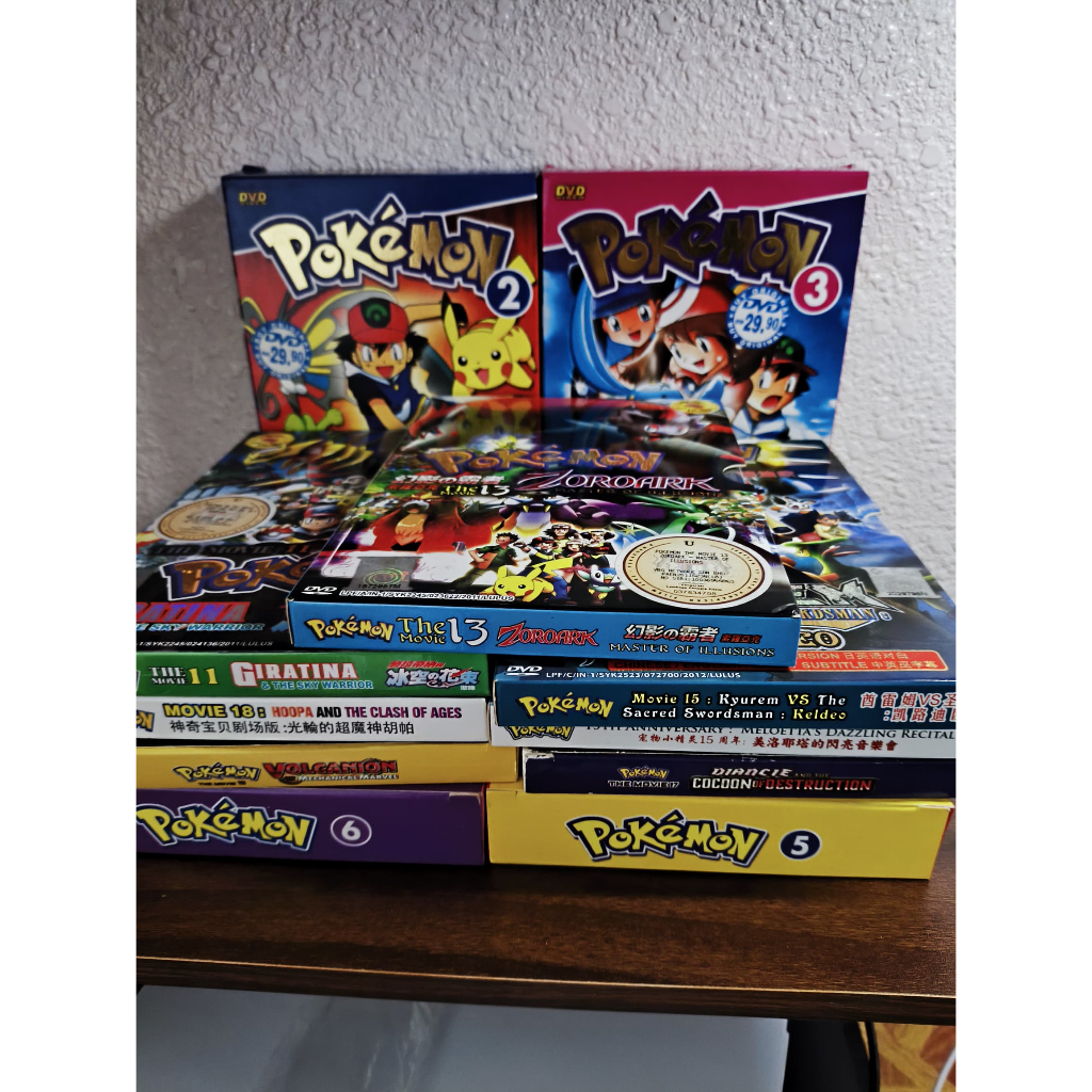 Pokémon The Animation DVD Boxset+Movie (Secondhand) | Shopee Malaysia
