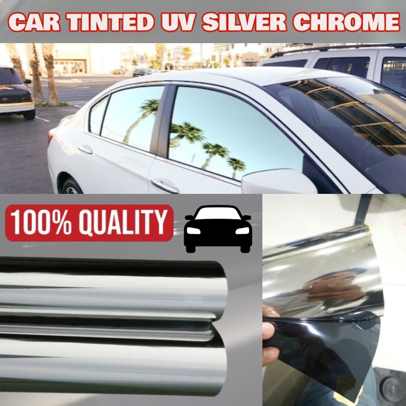 Tinted UV Silver Chrome / Car Tinted Window Film | Shopee Malaysia