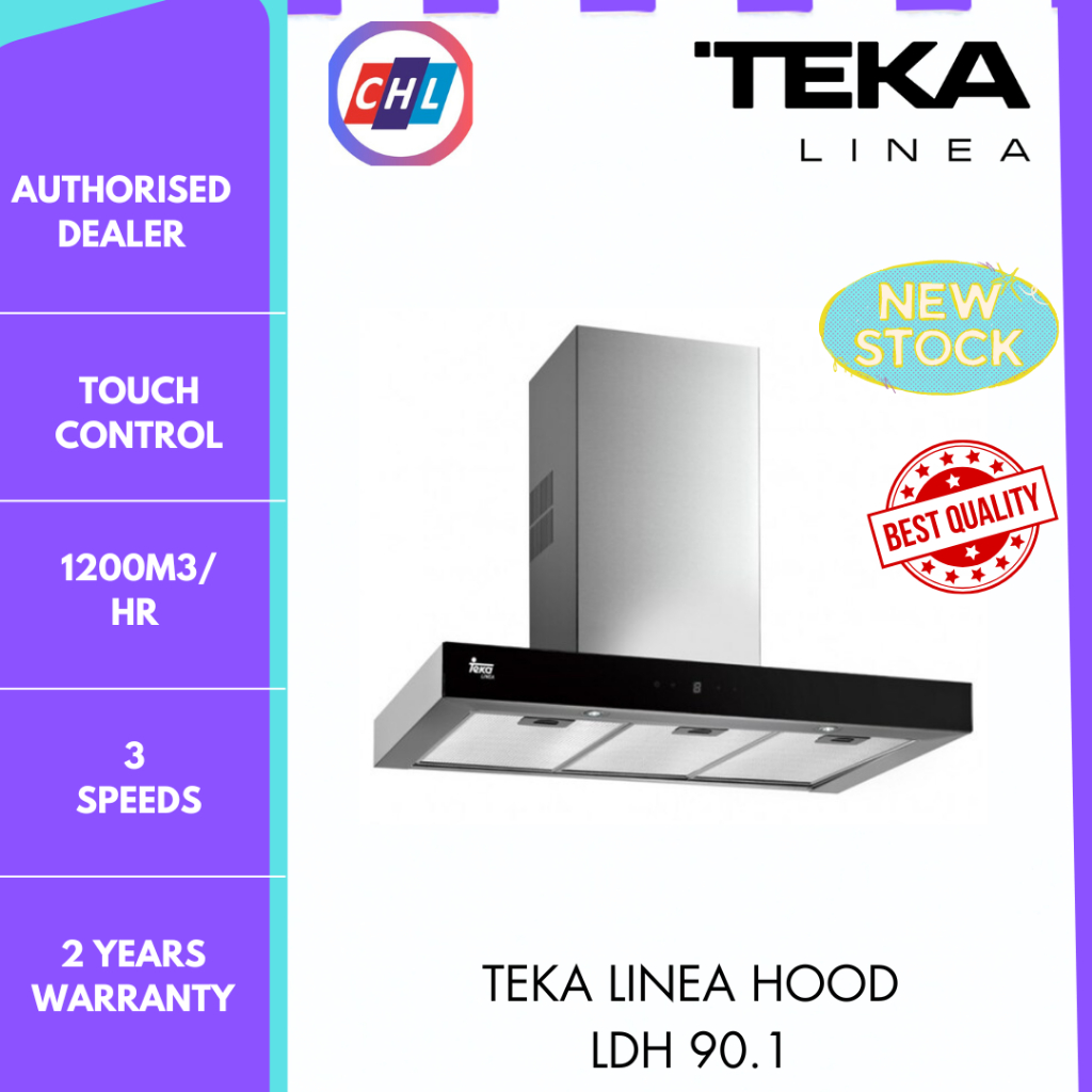 TEKA LINEA [READY STOCK] HOOD LDH 90.1(CUT OUT:895MM X 500MM X 510 ...
