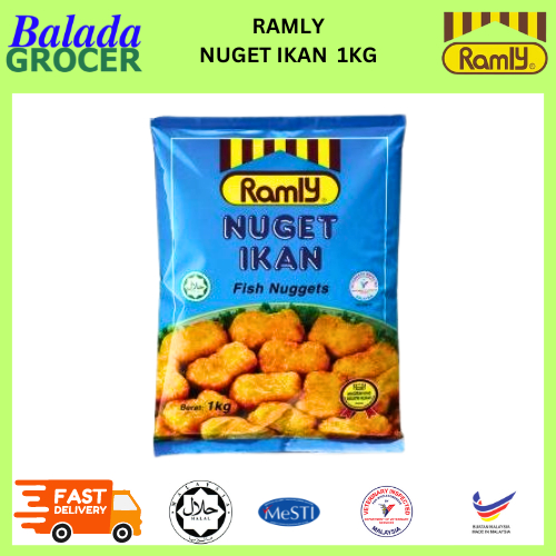 *LEMBUT DIDALAM & RANGUP DILUAR* NUGET ISI IKAN JENAMA RAMLY (HALAL ...