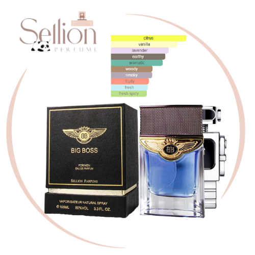 Sellion Perfume BigBoss Blue/ Gold/ Brown EDP 100ML Minyak Wangi Lelaki ...