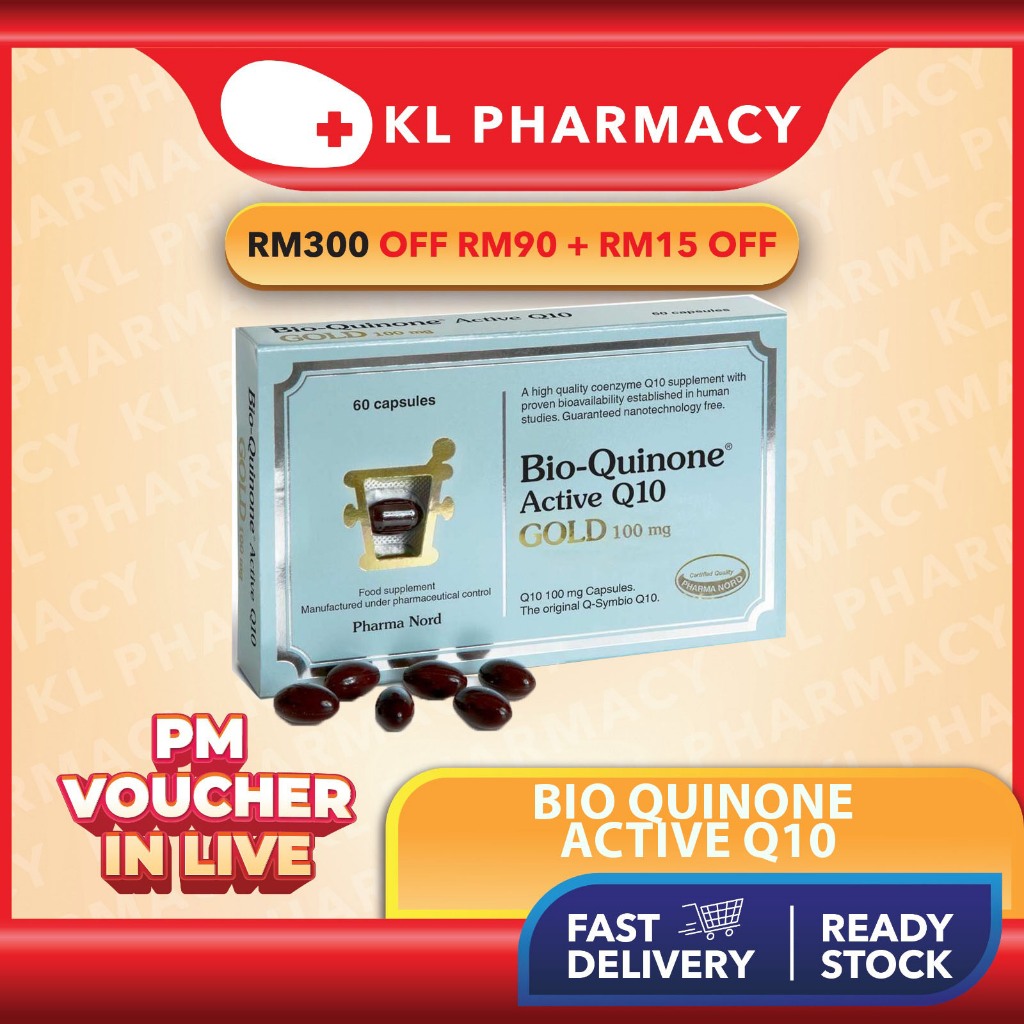 Bio-Quinone Active CoQ10 GOLD 100 mg 60s | Shopee Malaysia