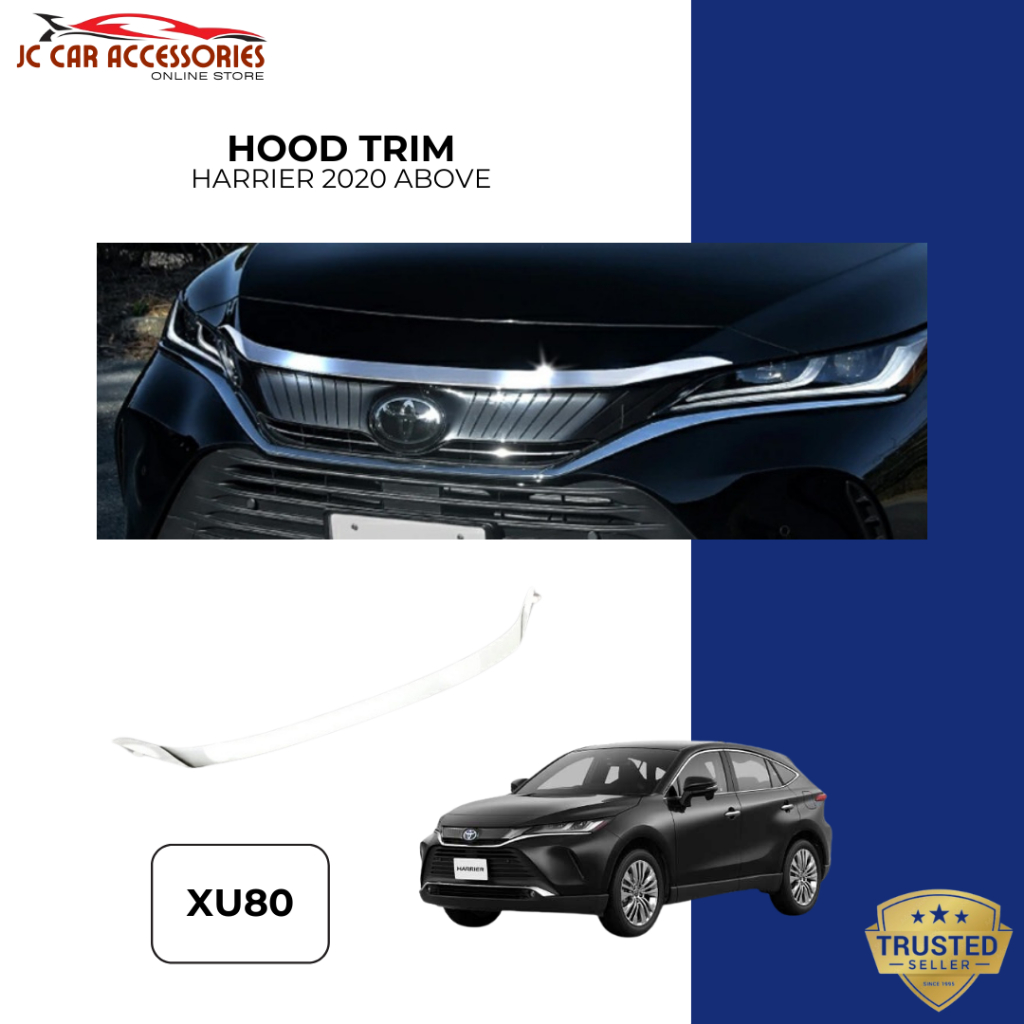 Toyota Harrier XU80 2020 Front Hood Trim Garnish Chrome | Shopee Malaysia