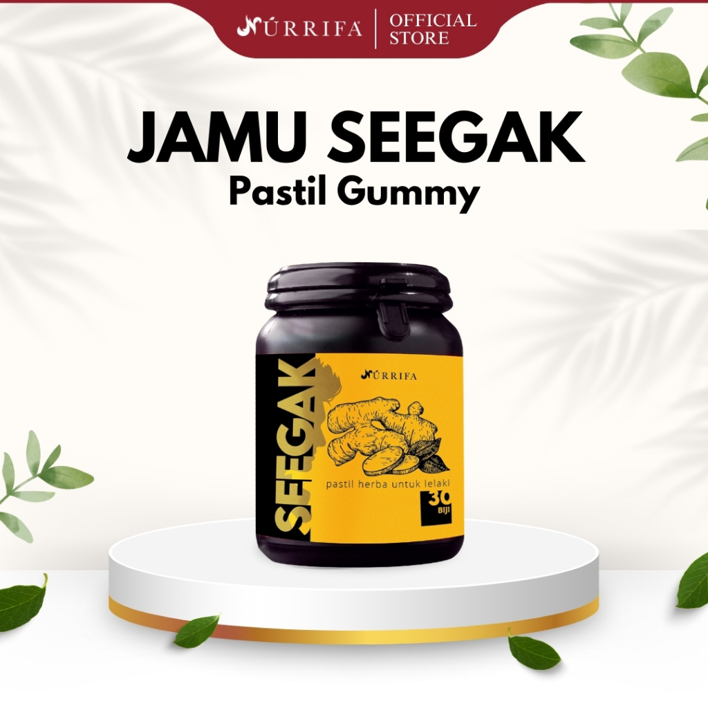 Nurrifa Jamu Seegak Gummies Untuk lelaki (30 biji) | Shopee Malaysia