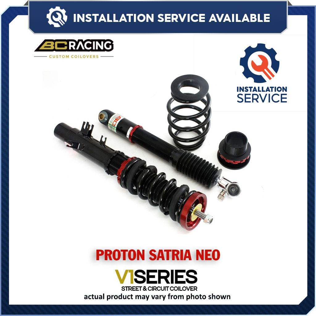 PROTON SATRIA NEO-BC RACING V1 SERIES ADJUSTABLE SUSPENSION | Shopee ...