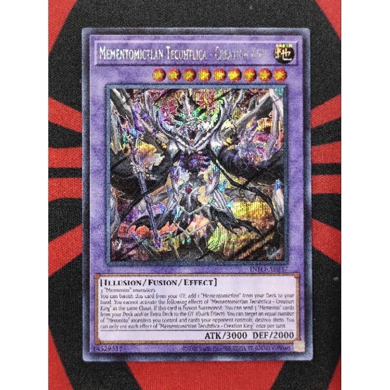 YUGIOH KONAMI INFO-AE037 Mementomictlan Tecuhtlica - Creation King (Secret Rare/Super Rare ...