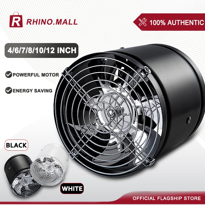 4/6/7/8/10/12" Powerful Exhaust Fan Kitchen Household Smoke Exhaust ...