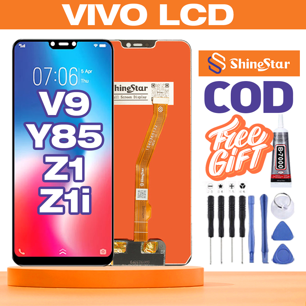 ShineStar LCD Display for VIVO V9/ Y85/ Z1/ Z1i Glass Touch Screen ...