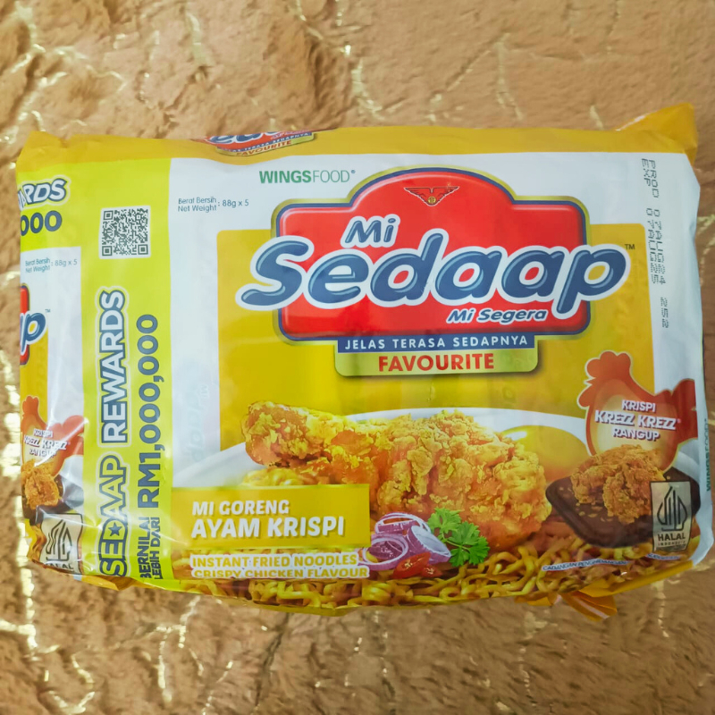 Mi Sedaap Goreng Ayam Krispi 88g x 5 ( Expiry Date JULY 2025 ) | Shopee Malaysia