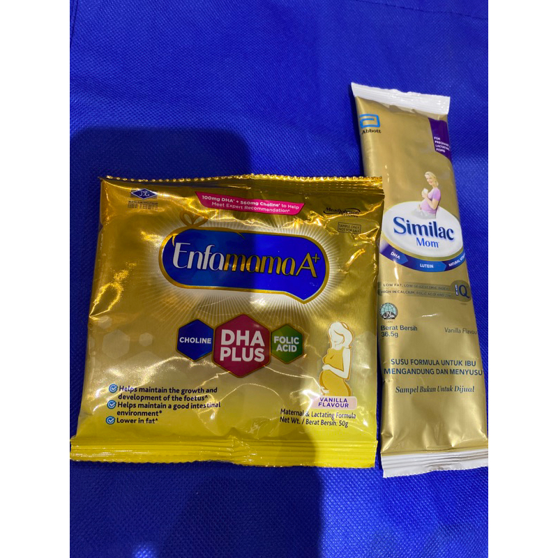 Exp2025.11 Similac Mom Gold sachets 36.5g /Enfamama A+50g | Shopee Malaysia