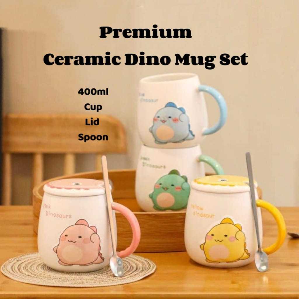 400ml/Ceramic Mug/ Coffee Mug/Mug With Lid/Mug Set/Ceramic Cup/Big Mug ...