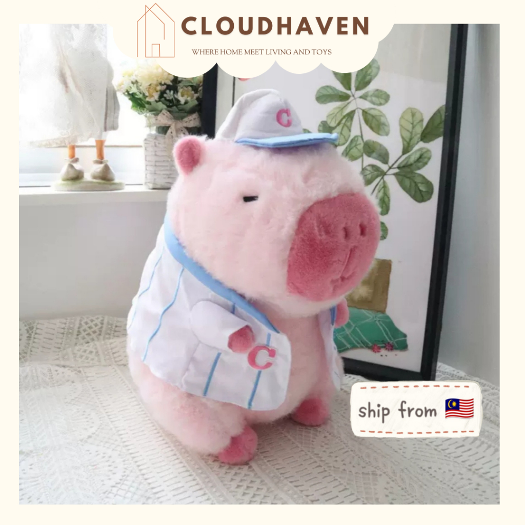 [Ready Stock] Pink Capybara plush keychain pink capybara turtle bag ...