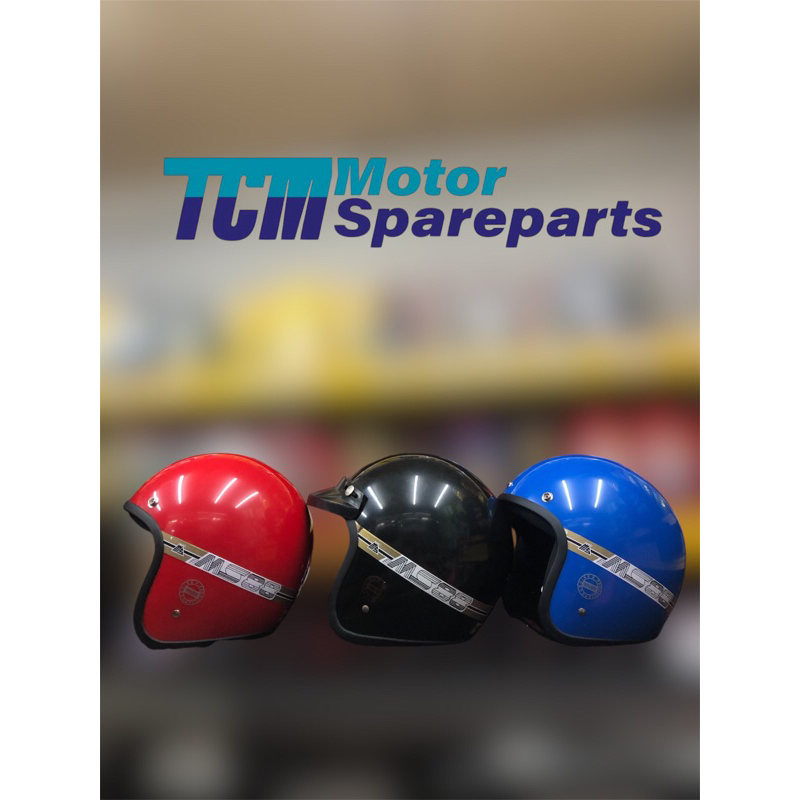 100% ORIGINAL MS88 HELMET TALI TULISAN MERAH SAFETY HELMET TOPI MOTOR ...