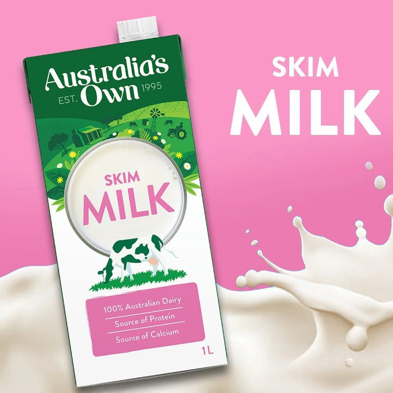 Australia's Own Skim Dairy UHT Milk 1 Liter | Shopee Malaysia