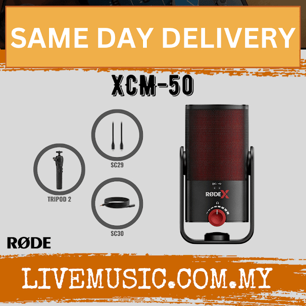 Rode XCM-50 USB Condenser Microphone ( XCM 50 / XCM50 ) | Shopee Malaysia