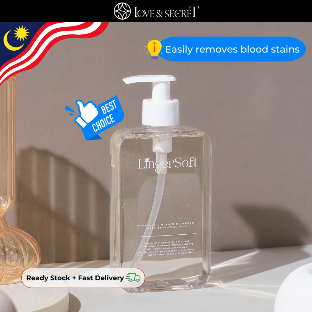 [ Love And Secret ] LingerSoft Protease Lingerie Detergent With ...