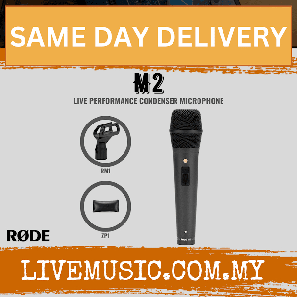 Rode M2 Supercardioid Condenser Handheld Vocal Microphone ( M-2 ) | Shopee Malaysia