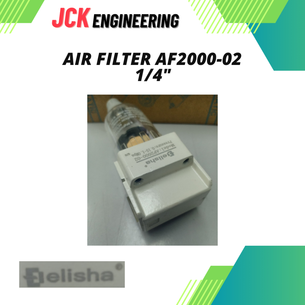DELISHA AIR FILTER AF2000-02 1/4" Air Compressor Filter Regulator ...