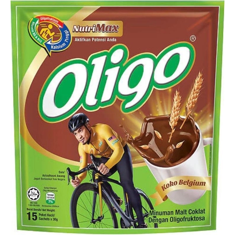 Oligo Koko Belgium Minuman Malt Coklat dengan Oligofruktosa 15Sachets× ...
