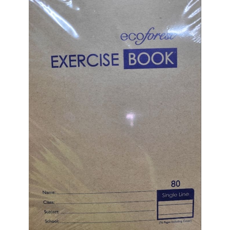 Exercise Book Single Line - 80's / 100's / 120's / 200's - 1 packet ...