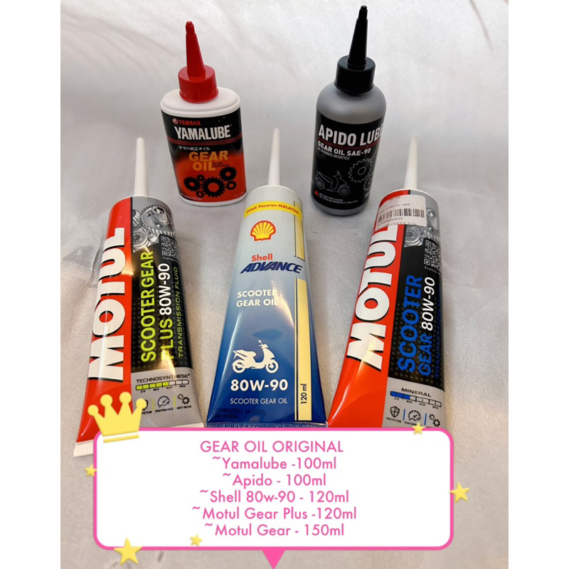 SCOOTER MOTOR GEAR OIL 💯ORIGINAL | Shopee Malaysia