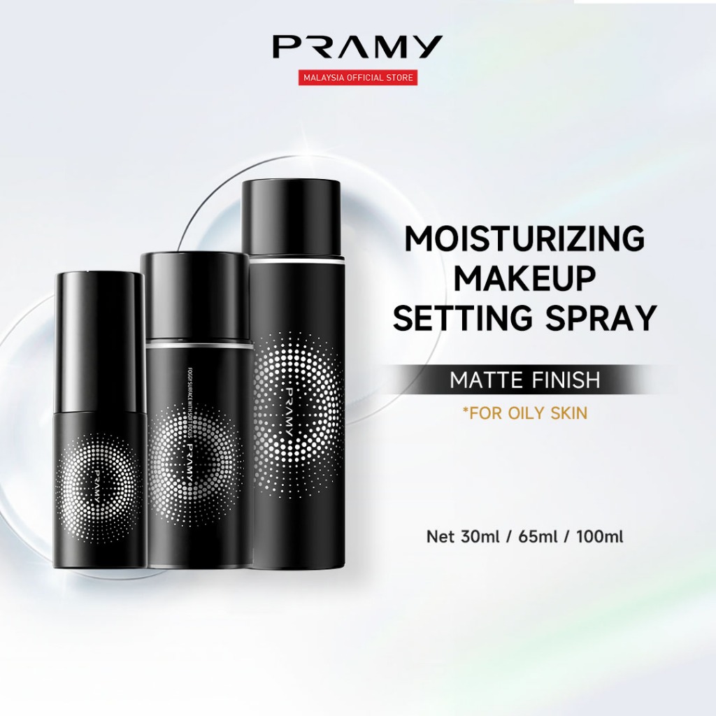 PRAMY Moisturizing Matte Finish Makeup Setting Spray (30ml/65ml/100ml ...