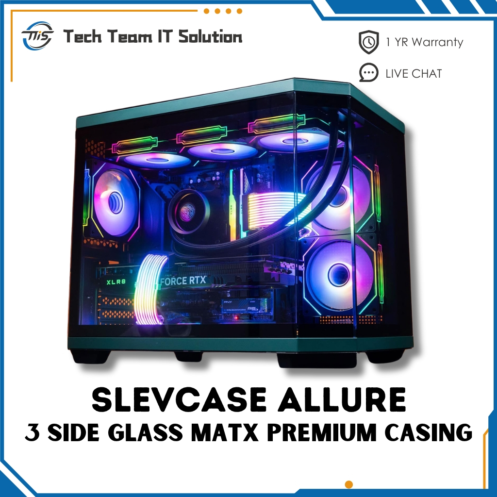 Slevcase ALLURE Premium m-ATX Casing | Shopee Malaysia