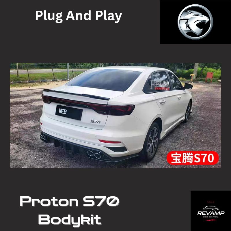 PROTON S70 CAR DIFFUSER Xr version car fender car bodykit accessories ...