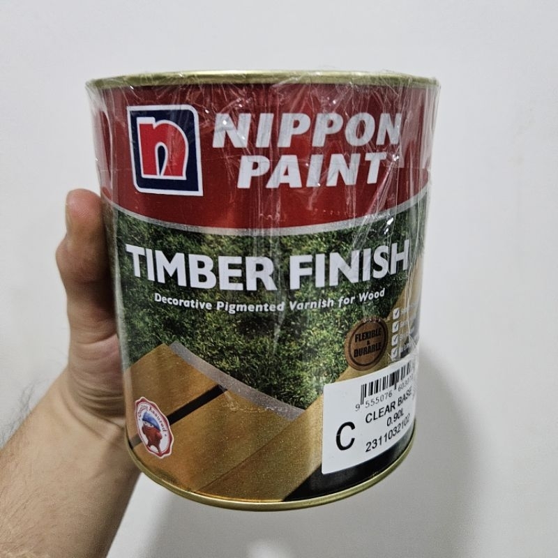 1L Nippon Paint Timber Finish Decorative Pigmented Varnish for Wood ...