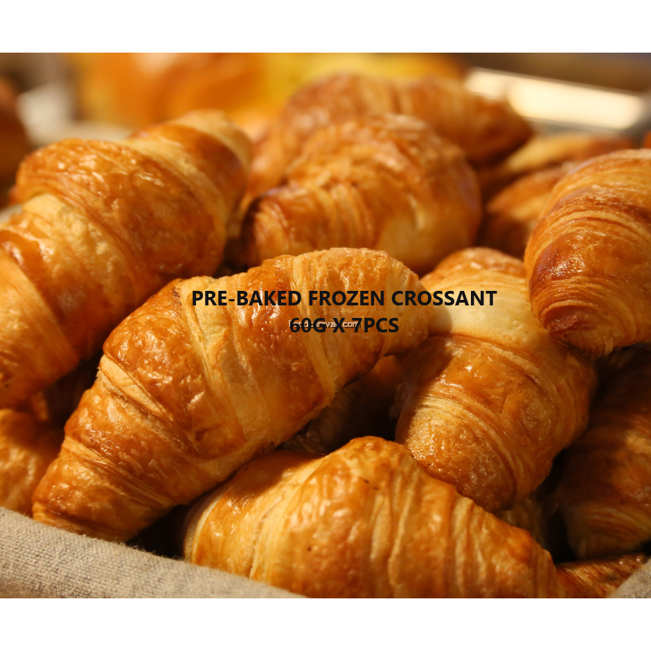 ( FOR KL & PJ AREA ONLY ) FROZEN BUTTER CROISSANT PRE-BAKED 60GX7PCS ...