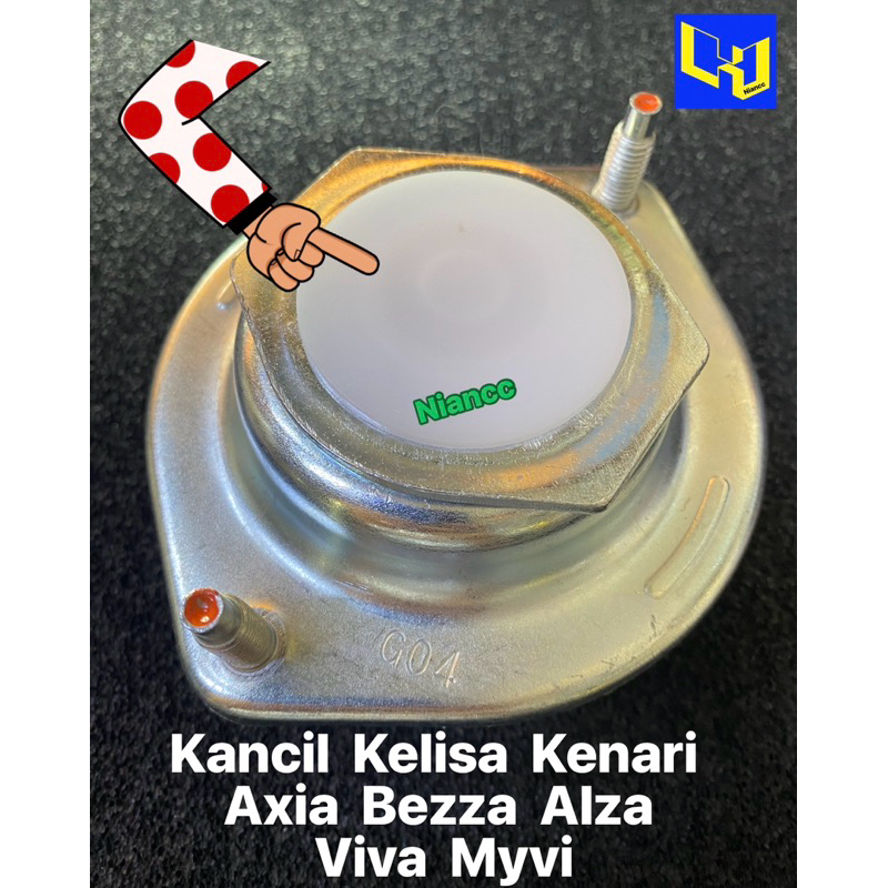 48684-BZ020 Perodua Absorber Mounting Cap Cover ALZA Kancil Kelisa ...