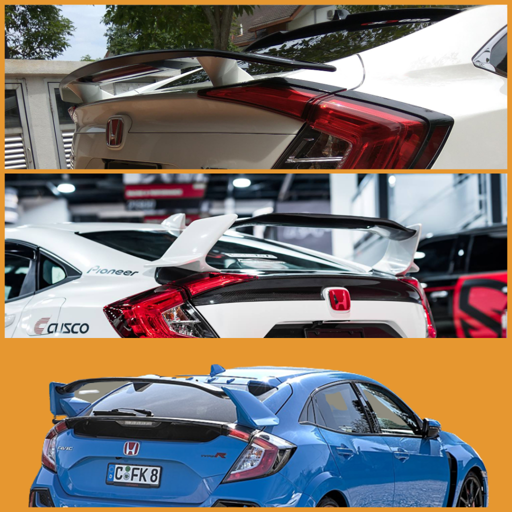 Honda Civic FC Rear Spoiler - ( Si / Seibon / Type R ) Style | Shopee ...