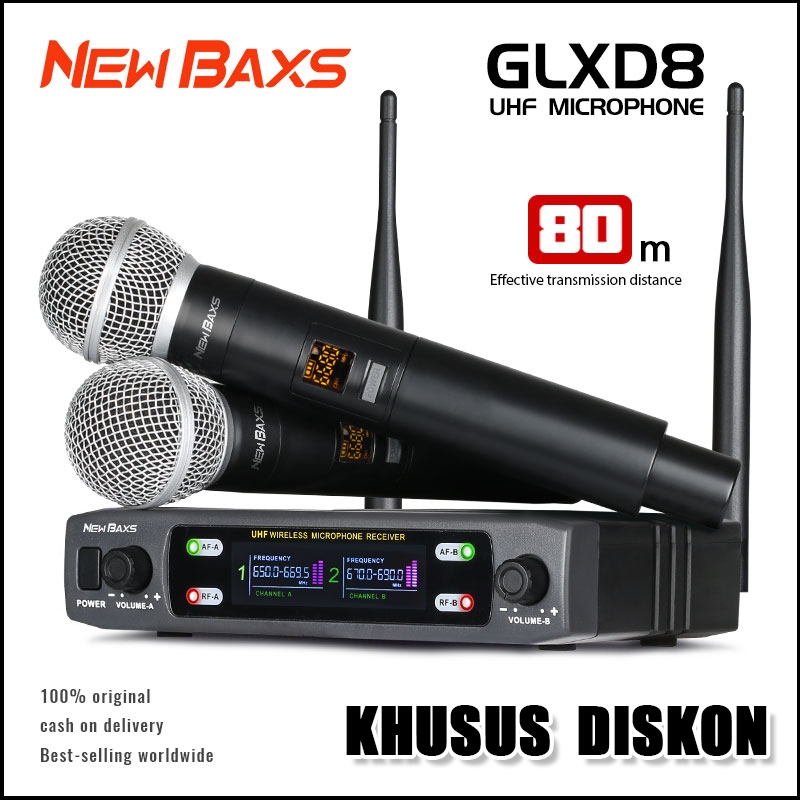 New Baxs [Original] GLXD8 two microphones wireless microphone hold ...