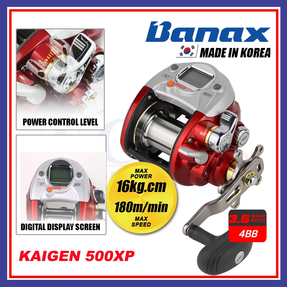 (KOREA) Banax Kaigen 500XP Mesin Kekili Pancing Elektrik Laut Dalam ...