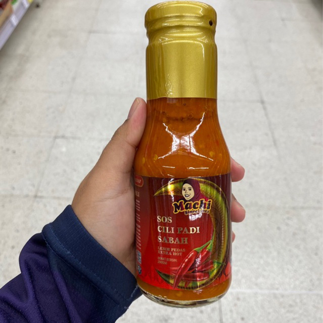 Machi Sos Cili Padi Sabah Lebih Pedas Extra Hot 280g Ready Stock Halal ...