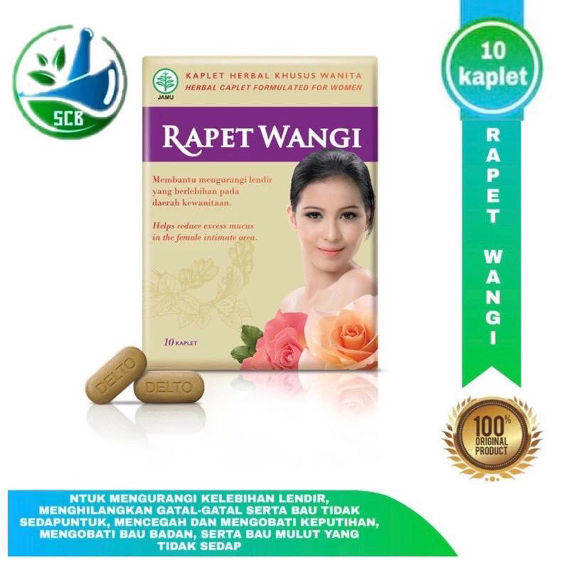 Jamu Rapet Wangi Mencegah Serta Mengobati Keputihan (1box isi 10 papan ...