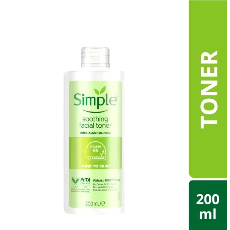 Simple Kind to Skin Soothing Facial Toner 200ml [EXP Year 2027 ...