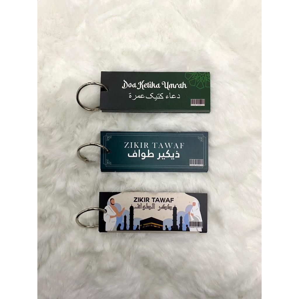 KEYCHAIN / KIT DOA & ZIKIR TAWAF KETIKA UMRAH | Shopee Malaysia