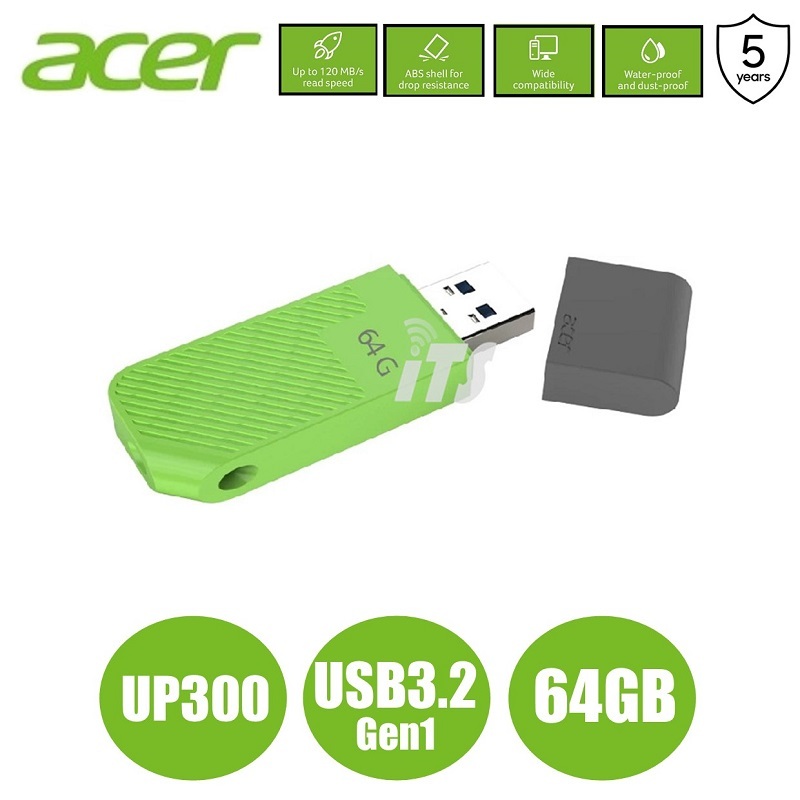 Acer UP300 USB 3.2 Gen 1 Flash Drive (64GB) | Shopee Malaysia