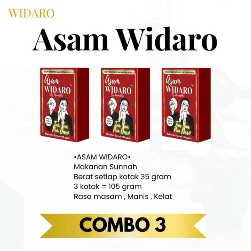 WIDARO COMBO 3 (makanan sunnah) | Shopee Malaysia