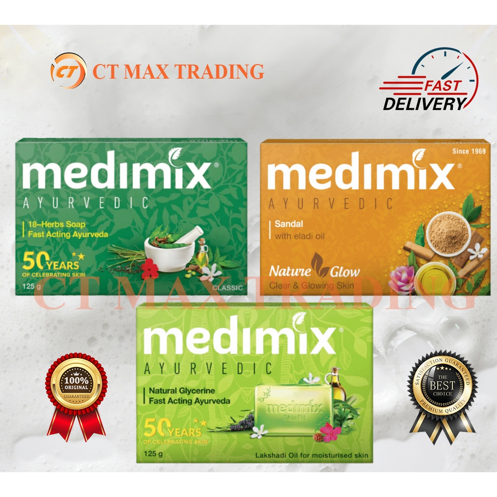 Medimix Ayurvedic Soap Original 125g (5piece) | Shopee Malaysia