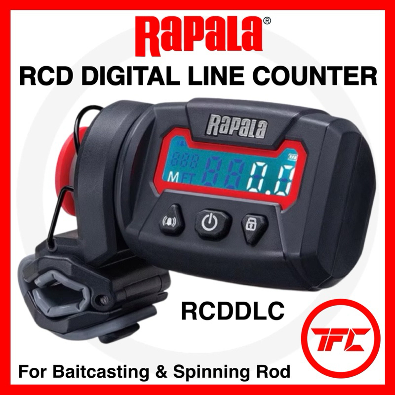 RAPALA RCD Digital Line Counter RCDDLC RDLC Fishing Spooling Winder Rod ...