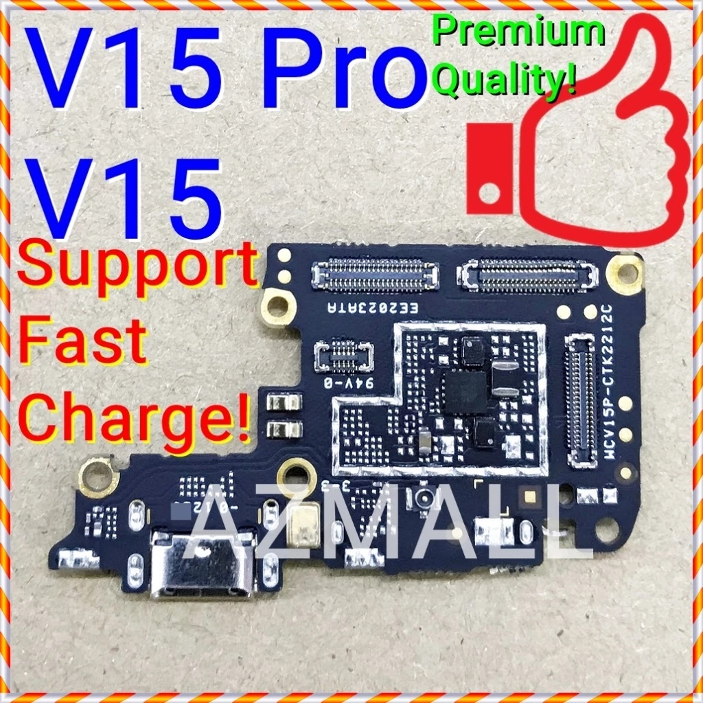 (Support 18W Fast Charge) NEW ORI Charging Port SUB Board MIC Ribbon for Vivo V15 Pro /V15 /1818 ...