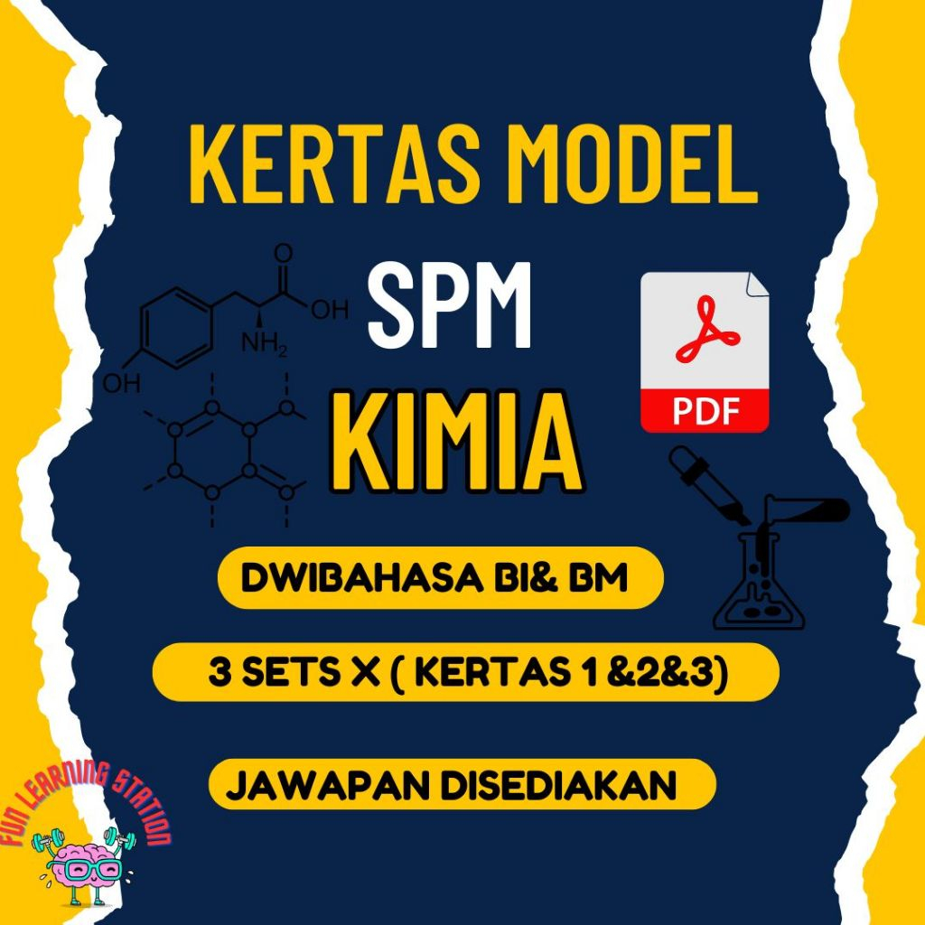 Kertas Model SPM Kimia Dwibahasa KSSM 3 sets Bilingual Model Paper ...
