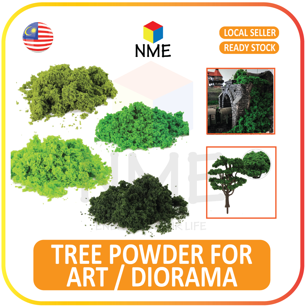 Sponge Tree Powder - Landscape / Diorama Material DIY Handmade | Grass ...
