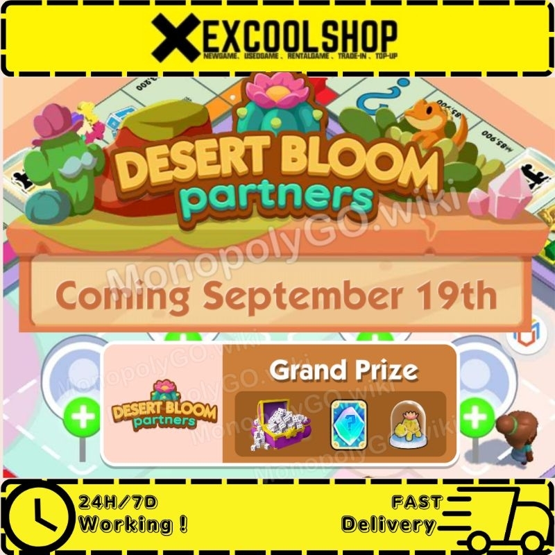 Monopoly Partner Event Monopoly Desert Bloom Partners Monopoly Go ...