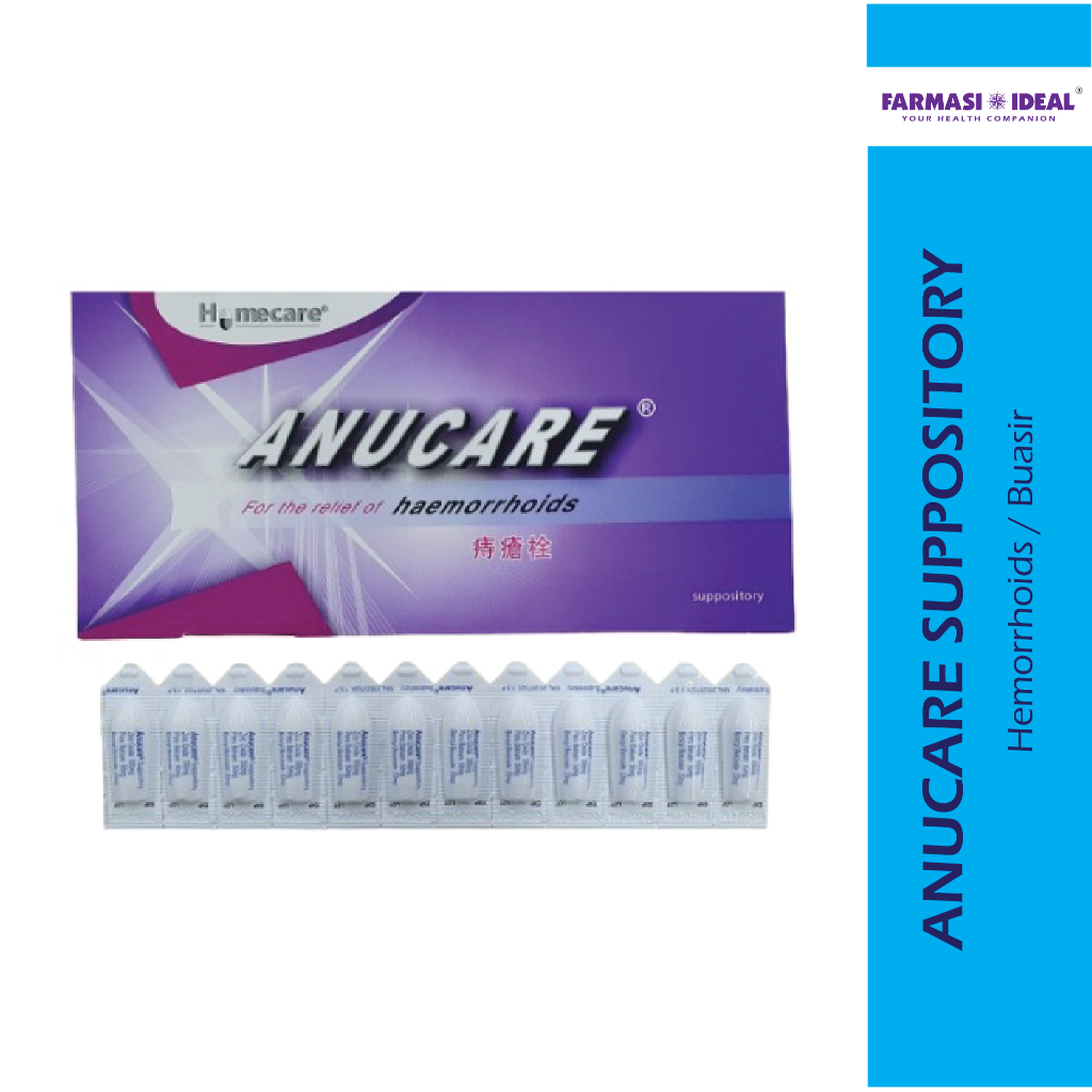 ANUCARE SUPPOSITORY 6'S / 12'S - Hemorrhoids / Buasir | Shopee Malaysia