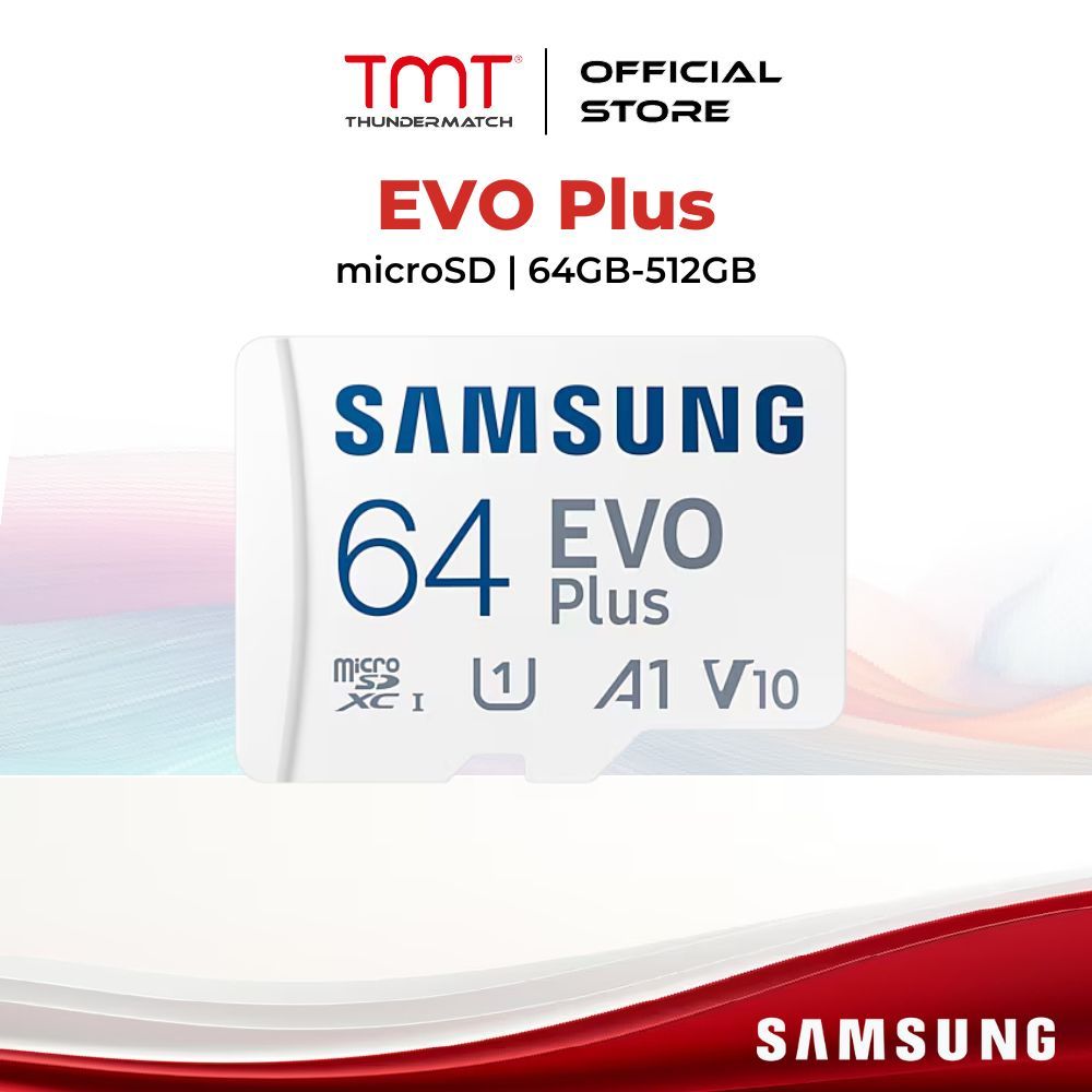 Samsung EVO Plus microSD UHS-I C10 U3 A2 V30 (64GB/128GB/256GB/512GB) | Shopee Malaysia